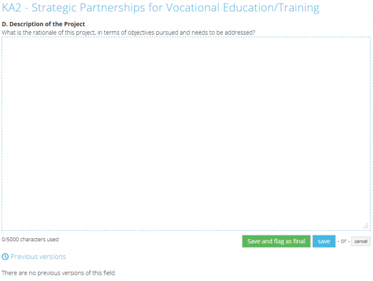 Free Erasmus+ Proposal Builder - AdminProject 2.0
